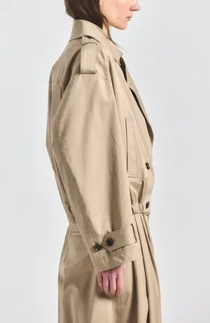 Derek Lam 10 Crosby Emilio Stretch Cropped Trench Jacket