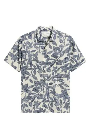 Tori Richard Branching Out Short Sleeve Button-up Shirt - Ivory