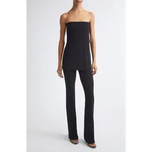 Alexander Wang Strapless Corset Jumpsuit - Black