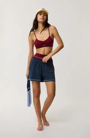 Rip Curl Ribbed Knit Crop Top