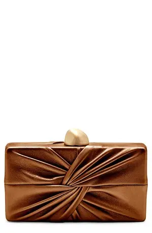 Cult Gaia Lisse Leather Clutch