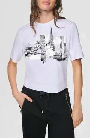 Dkny Graphic Stud T-shirt