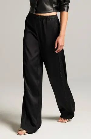 Vince Lace Trim Satin Pants
