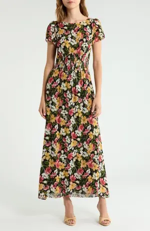 REFORMATION Drusilla Floral Print Maxi Dress - Lorelai
