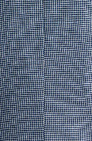 BOSS Hutson Slim Fit Microcheck Virgin Wool Sport Coat - Dark Blue