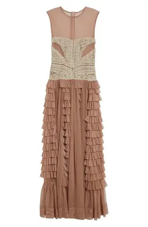 Ulla Johnson Orla Crochet & Tulle Gown