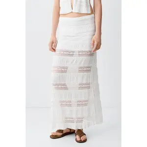 Mango Lace Maxi Skirt