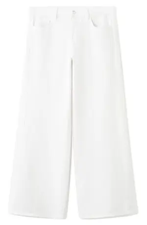 Mango Low Waist Wide Leg Jeans