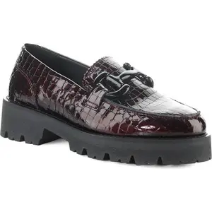 BOS. & CO. Brisa Platform Lug Loafer - Wine