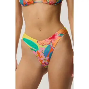 Rip Curl Bliss Cheeky High Leg Bikini Bottoms - Yellow