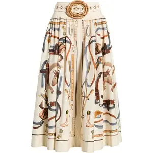 Farm Rio Equestrain Ring Belt Skirt