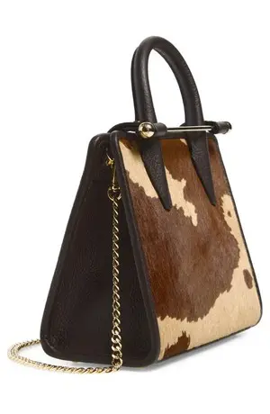 Strathberry Mini Genuine Calf Hair Tote