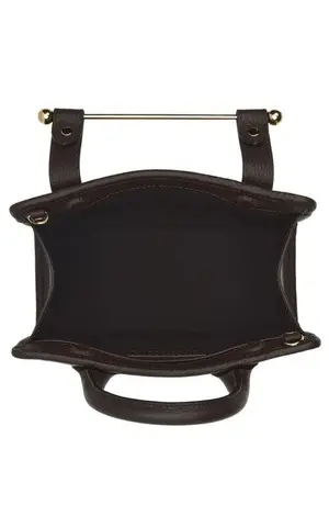 Strathberry Mini Genuine Calf Hair Tote - Printed Spot