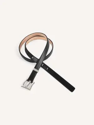 Balmain Anthem Smooth Leather Belt