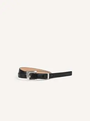 Balmain Anthem Smooth Leather Belt