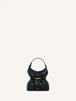 Balmain Balmain Sphynx Mini Bag In Smooth Leather Black