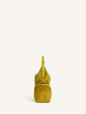 Balmain Sphynx Mini Bag In Pony-effect Leather - Yellow