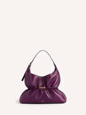 Balmain Sphynx" Medium Leather Bag - Purple