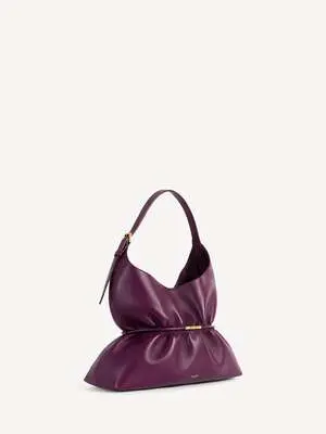 Balmain Sphynx" Medium Leather Bag - Purple