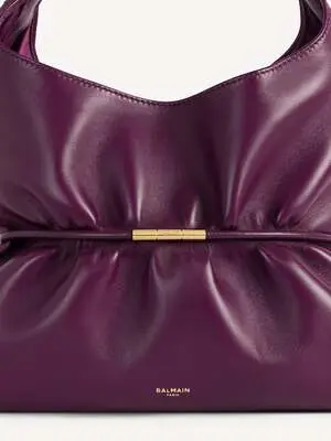 Balmain Sphynx" Medium Leather Bag - Purple