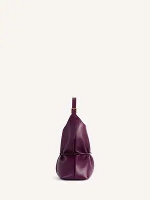 Balmain Sphynx" Medium Leather Bag - Purple
