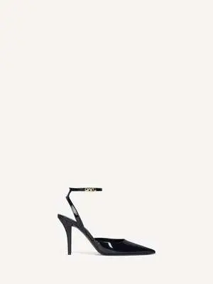Balmain Patent Leather Strappy Pumps