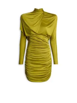 Balmain Draped Flowing Jersey Dress