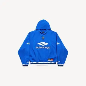 Balenciaga 3b Sports Icon Football Hoodie - Blue