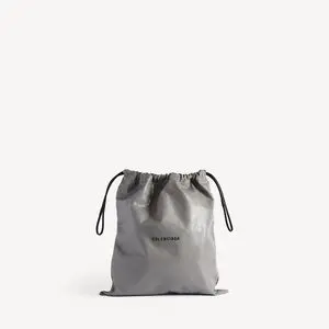 Balenciaga Arena Lambskin Shopper Dust Bag Pouch - Grey