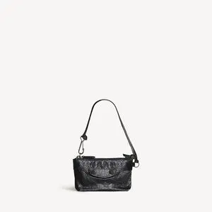 Balenciaga Le City Zipped Pouch Charm - Black