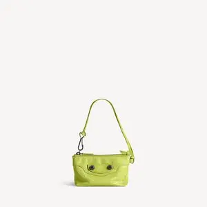 Balenciaga Le City Zipped Pouch Charm - Green
