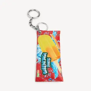 Balenciaga Keychain/charm Snack Pouch - Red