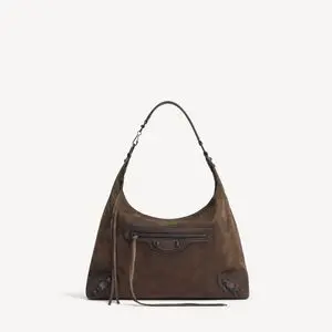 Balenciaga Le City Hobo Bag Medium - Brown