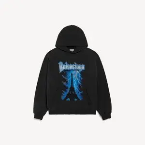 Balenciaga Thunderstorm Medium Fit Hoodie