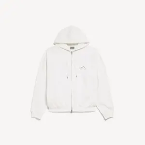 Balenciaga Bodies Zip-up Hoodie - White