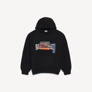 Balenciaga Bumper Stickers Embroidered Hoodie