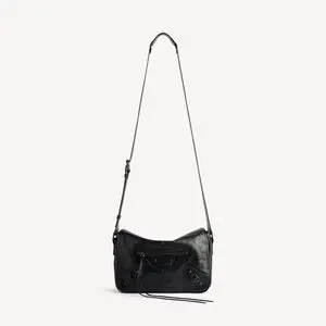 Balenciaga Le City Flap Messenger Bag Small - Black