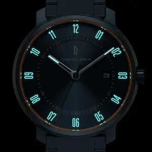 Lilienthal Berlin Stainless Steel Automatic Watch With Sunburst Dial