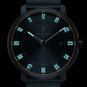 Lilienthal Berlin Neolux Orange Mesh Brushed