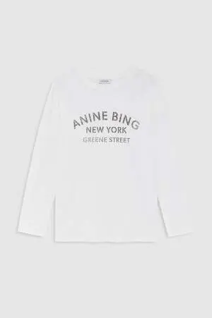 ANINE BING Long Sleeve Graphic T-shirt