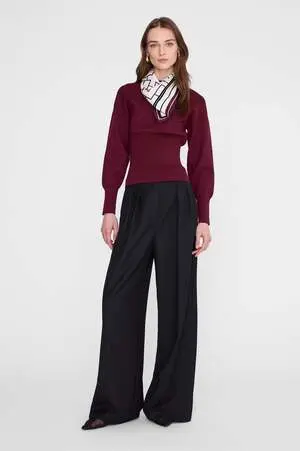 ANINE BING York Scarf Ab - Fig