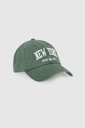 ANINE BING Jeremy Baseball Cap New York University