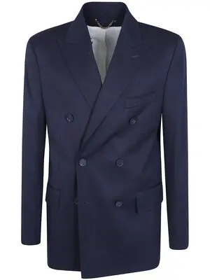 GOLDEN GOOSE Jacket Double Breasted "golden M`s - Black