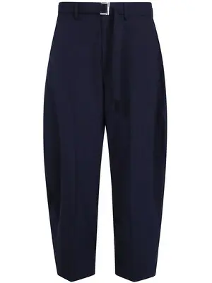 Sacai Pants With Belt "suiting Pants - Black