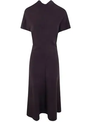 DRHOPE 4558.2474" Classic Midi Dress - Brown