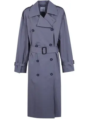 TOTEME Coat Double-breasted "crisp Summer - Gray