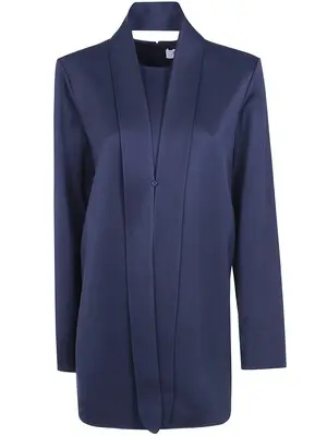 TOTEME Satin Tunic Dress With Belt