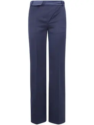 Attico Pants Tailored Belt Trousers - Black