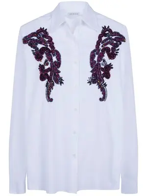Dries Van Noten Shirt Embroidery "casia