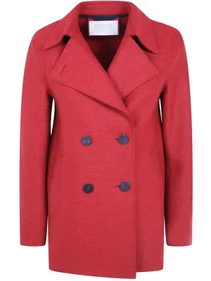 Harris Wharf London Coat Peacoat "ag2211mlk - Red